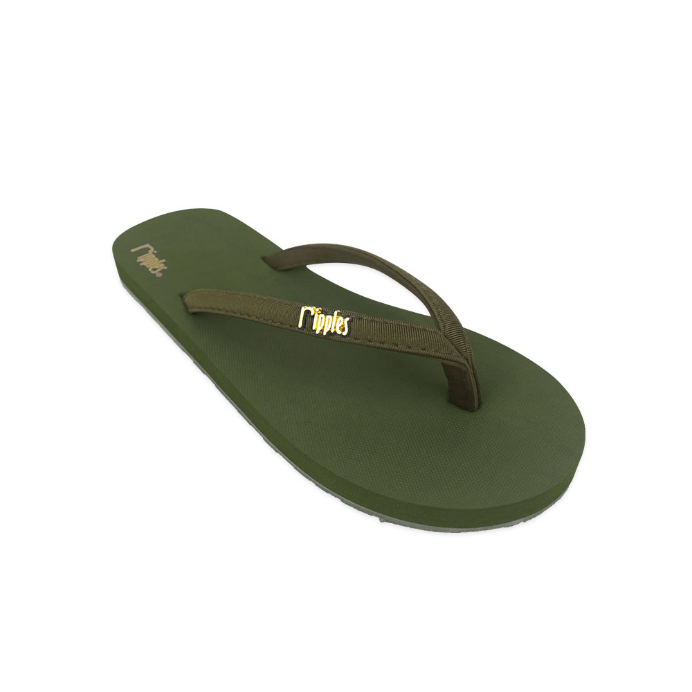 Ava Classic Ladies Flip Flops (Camo Green) | Ripples Online Store