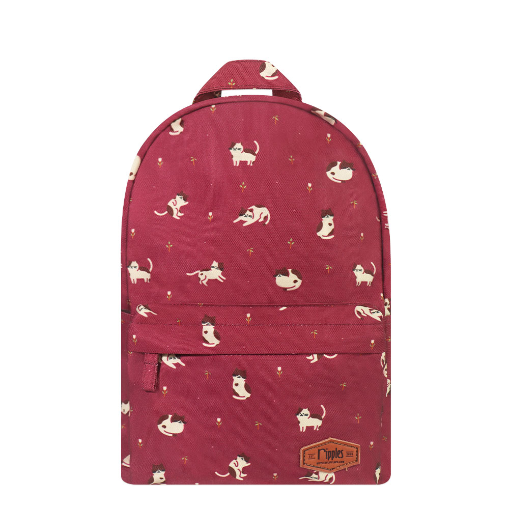 Cats Mid Sized Kids School Backpack (Raspberry Pink) | Ripples Online Store