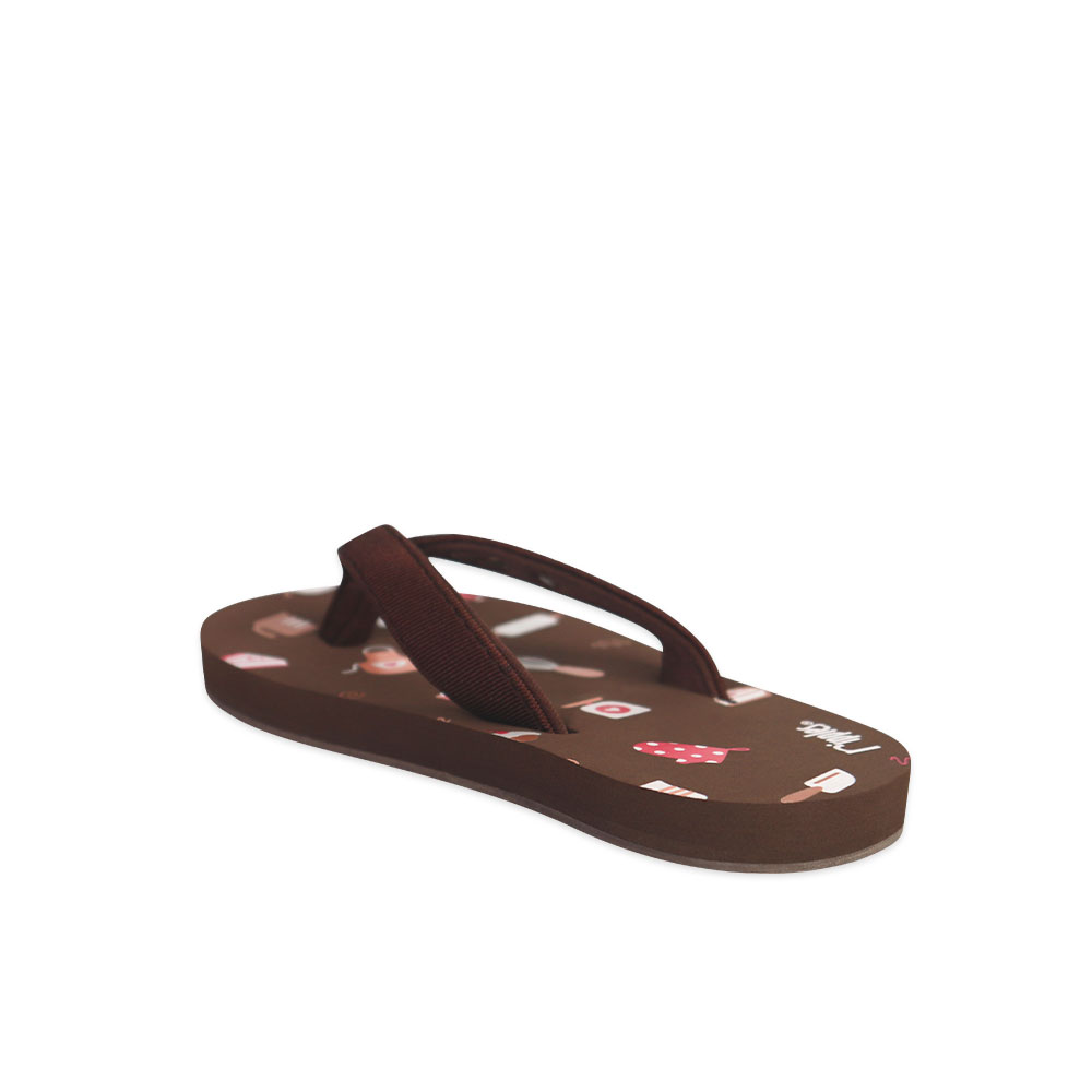[SALE] Baking Little Kids Flip Flops (Brown) | Ripples Online Store