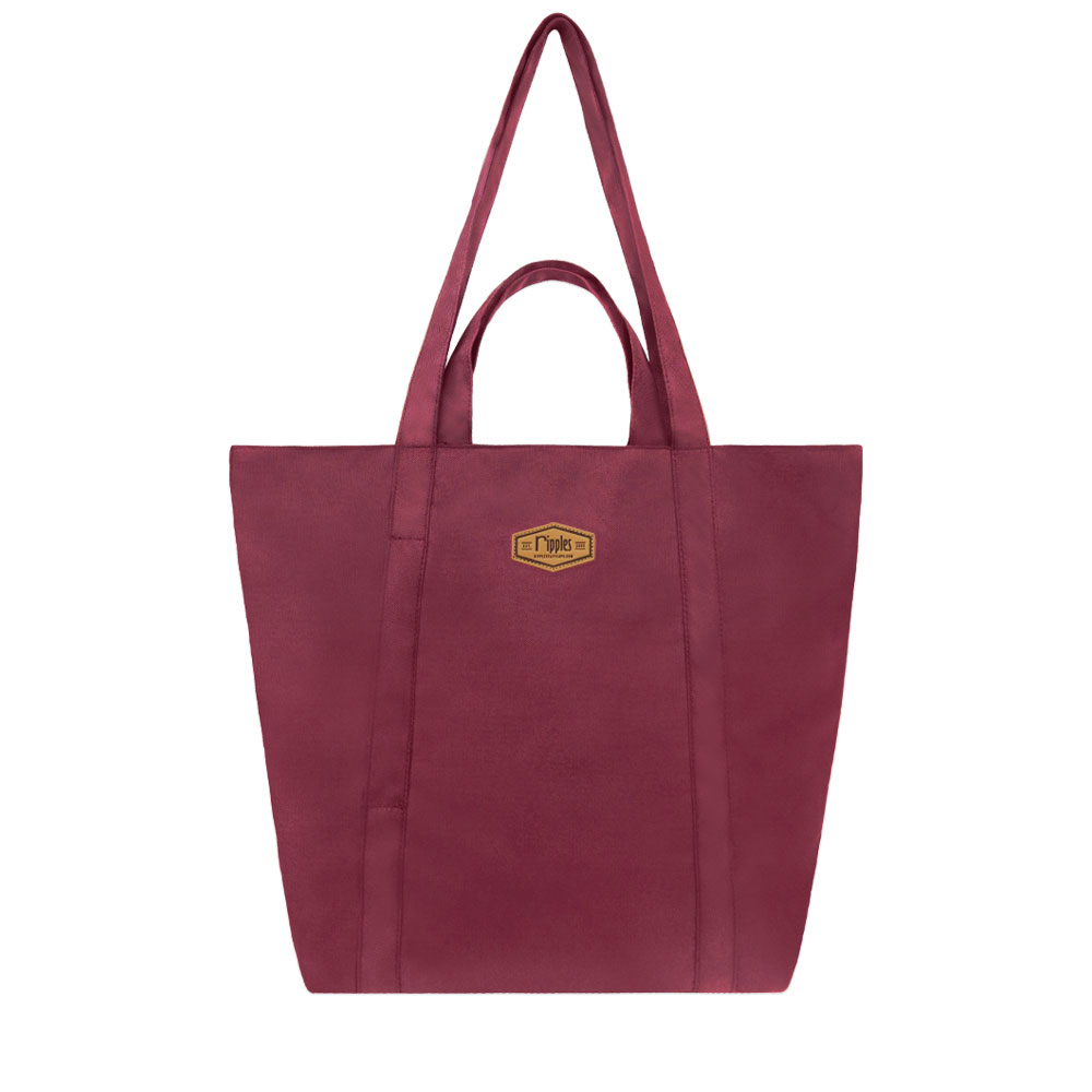Ayden Dual Handle Tote Bag (Maroon) | Ripples Online Store