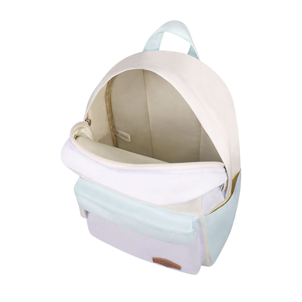 Colour Block Mid Sized Kids School Backpack (Blue) | Ripples Online Store